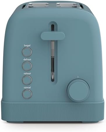 Amazon.com: bella 2 Slice Toaster, 6 Setting Shade Control w Reheat ...