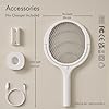 Amazon.com : GeckoMan Rotating Head Electric Fly Swatter Racket ...
