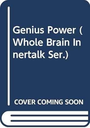 Genius Power (Whole Brain Innertalk Ser.): Eldon Taylor: 9781559789073 ...