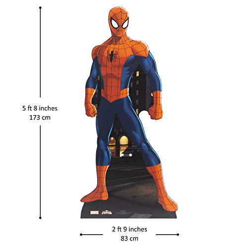 Buy STAR CUTOUTS Official Marvel Ultimate Spider - Man Lifesize ...