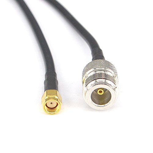 RF SIGNAL RF Coaxial Coax Cable Assembly N Female to RP SMA Male Low ...