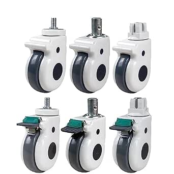 5 Inch Medical Care Beds Wheel, Polyurethane Caster,with Bearing Mute ...