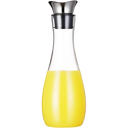 Amazon.com: Karafu Glass Carafe with Lid, 40 Oz Borosilicate Water ...