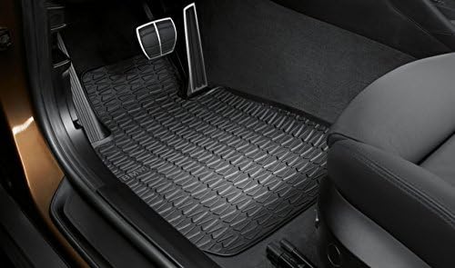 BMW Genuine All-Weather Rubber Front Car Floor Mats Black F20 F21 ...