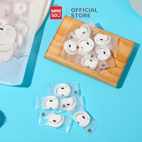 MINISO We Bare Bears Compressed Hydrating, Cleansing Facial Masks Sheet ...