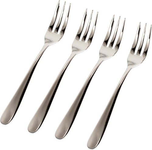 Windsor Stainless Steel Pastry Forks, Silver, Set of 4 : Amazon.co.uk ...