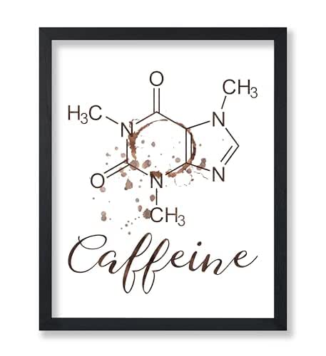 Amazon.com: Monem Art Caffeine Poster - Coffee Print - Caffeine ...