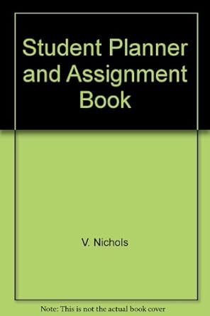 Student Planner and Assignment Book: 9781879424203: Amazon.com: Books