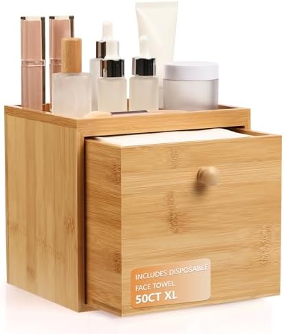 Amazon.com: Clean Skin Club Luxe Bamboo Box with Drawer & Towels XL ...