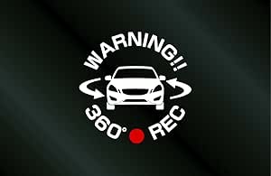Amazon.co.jp: Volvo S60 2nd Generation 360° Car Recorder Sticker 7cm x ...