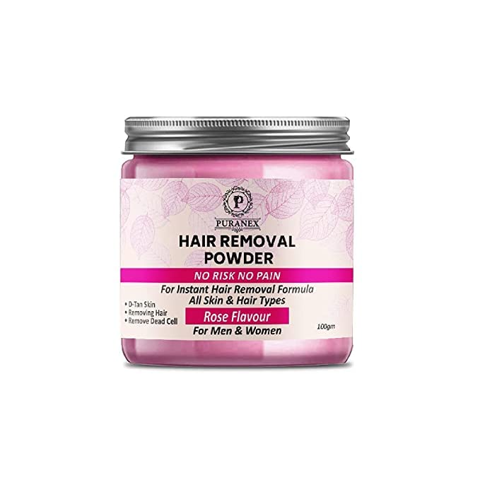 Amazon.com: Hair Removal Powder (Rose Fragrance) For Underarms, Hand ...