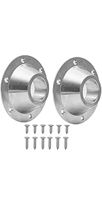 Amazon.com: TonGass (2-Pack, Sliver Aluminum RV Table and Floor ...