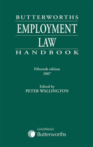 Butterworths Employment Handbook: Peter Wallington: 9781405725507 ...