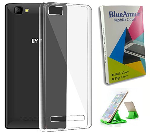 BlueArmor Soft Silicone Back Cover Case for Reliance Jio Lyf Wind 7 ...