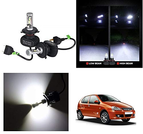 Trigcars Tata Indica V2 Car LED Headlights 2 Bulbs 8000LM IP65 ...