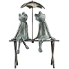 Amazon.com : SPI Home Cast Aluminum Frog Lovers Garden Sculpture 18 ...