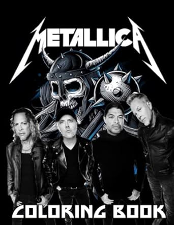 Metallica Coloring Book: A Fabulous Coloring Book For Fans of All Ages ...