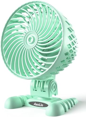 Amazon.com: Gaiatop USB Desk Fan, 5.5 Inch Small Quiet Powerful 3 ...