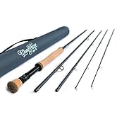 Amazon.com : Moonshine Rod Co. Fly Fishing Rod with Carrying Case and ...