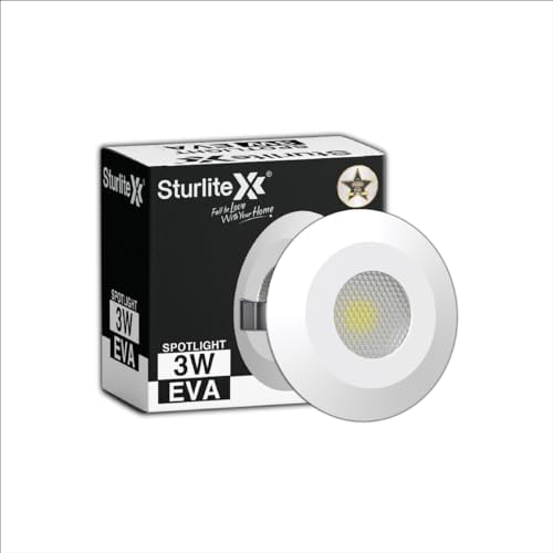 Buy Sturlite Jasper 1 W LED Spotlight| 6500K Cool White Color ...