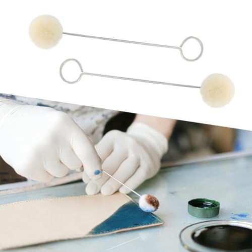 10 Pieces Wool Daubers Ball Brush Leather Dye Tool for DIY Crafts ...
