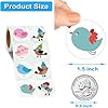 Amazon.com: Hohamn 600 Pcs Bird Stickers for Kids Teachers 1.5 Inch 16 ...