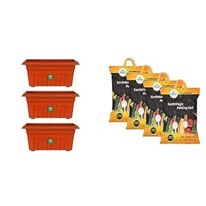 TrustBasket Trust Basket Uv Treated Rectangular Plastic Planter, 16 ...