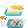 Amazon.com: KKONHII Batter Bowl with Lid 2 Pack Mess Free Breading ...