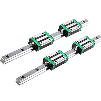CHUANGNENG Linear Rail 2PCS HGR20 1500mm Linear Guide Rail HGH20CA ...