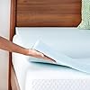 Amazon.com: Linenspa 2 Inch Gel Infused Memory Foam Mattress Topper ...