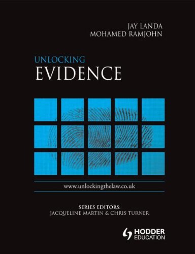 Amazon.com: Unlocking Evidence (Unlocking the Law): 9780340972922 ...