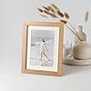 Amazon.com - 5x7 Picture Frame, Solid Oak Wood 5 x 7 Photo Frame with ...