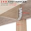 Amazon.com: 25 Pcs 2x8 Joist Hangers,20 Gauge Metal Face Mount Joist ...