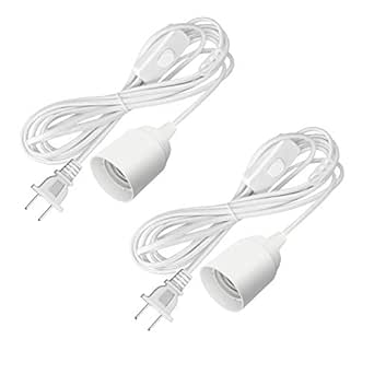 Light Socket with Cord,Extension Hanging Lantern Cord,Pendant Light ...