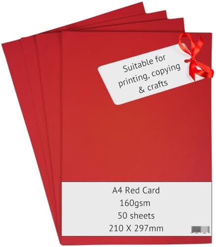 A4 Golden Yellow Card Paper Printer - 160gsm 40 Sheets - Coloured Craft ...