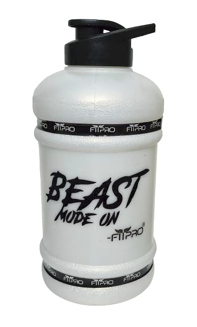 Gym Gallon Water Jug Bottle 2.2 LTR Protein Shaker : Amazon.in: Home ...