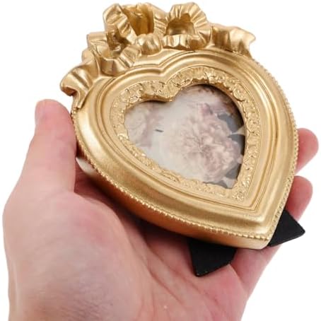 Amazon.com - Cute Picture Frame with Heart Shape,Hand-Crafted Resin ...