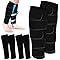 Amazon.com: Croknit 3 Pairs Lymphedema Compression Leg Wraps Adjustable ...