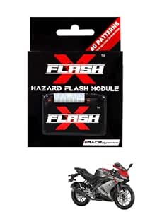 MIKANIX R15 V3 Front, Rear Indicator Flasher/Blinker Hazard Flash X ...