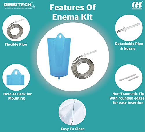 AmbiTech PVC Enema kit | Improved Model enema kit for home use with ...