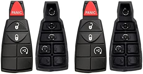 Lot of 2X New Replacement Key Fob Fobik Rubber Button Compatible with ...