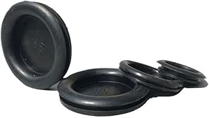 Black Single Sided Blanking Blind Rubber Wiring Grommets Hole Plug ...