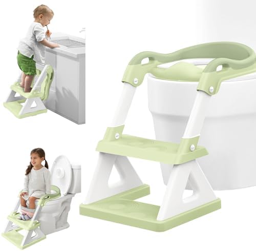Amazon.com: Potty Training Toilet Seat with Step Stool Ladder for Boys ...