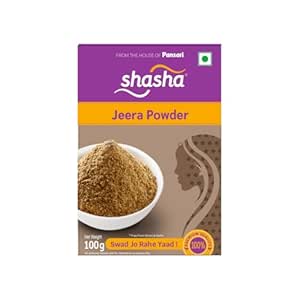 Shasha Fresh and Natural Cumin Powder 100gm | Jeera Powder | Indian ...