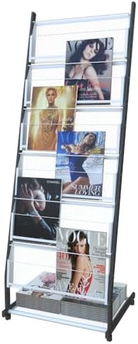 Amazon.com: tongmo Floor-Standing Magazine Rack: Features Book Rack ...