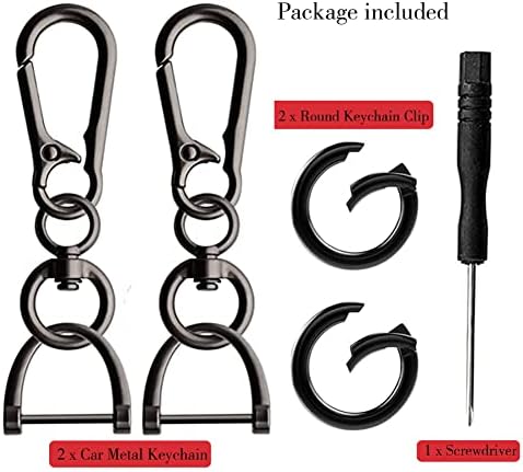 Amazon.com: Imeisuit 2 Sets Car Keychain car key clip Quick-Release ...