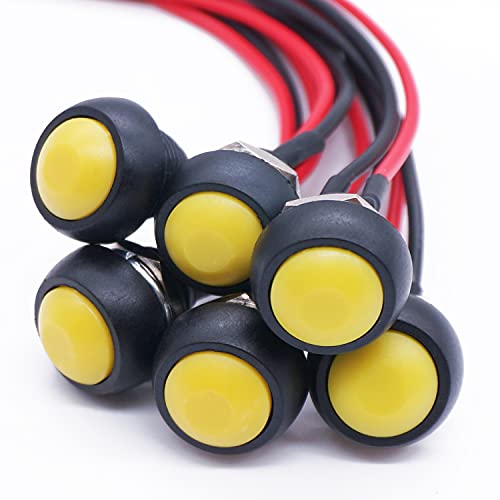Snapklik.com : Twidec/6Pcs 12mm Momentary Push Button Switch 1/2 ...