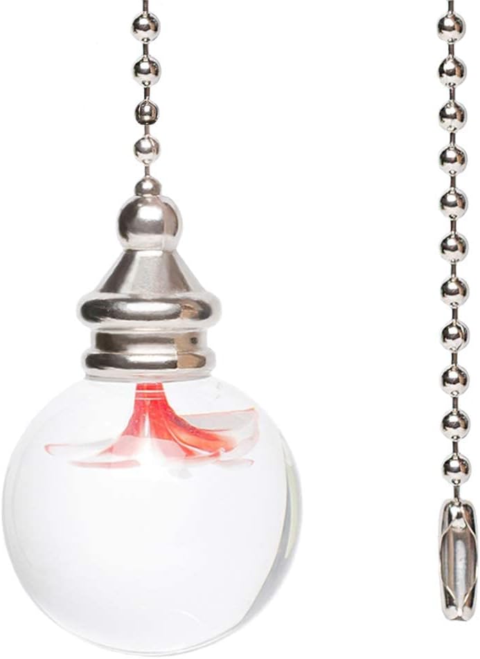 NewZC Light Pull Chain Extension with Ball Chain 100 cm Length Bathroom ...