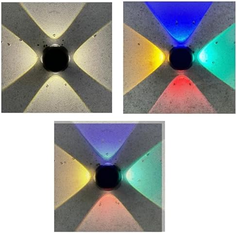 LED 4 Way Outdoor Exterior Wall Light - Metal Body Waterproof - for ...