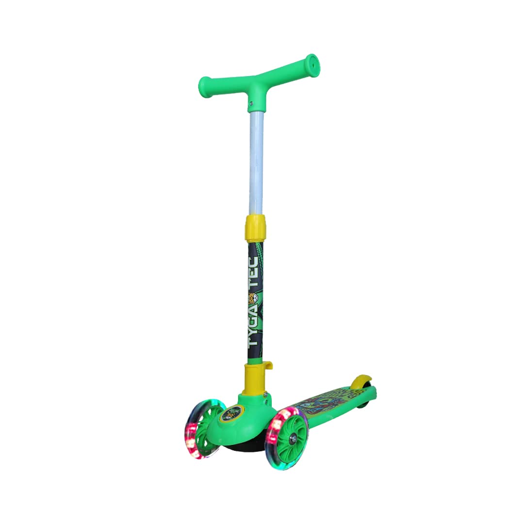 Tygatec 3 Wheel Kids Scooter for Year 5 to 14, LED Magic Wheels, Smart ...